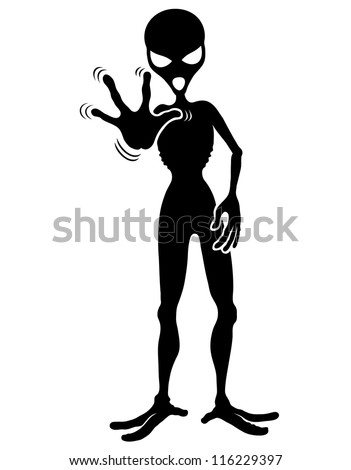 Alien Silhouette Stock Photos, Images, & Pictures | Shutterstock